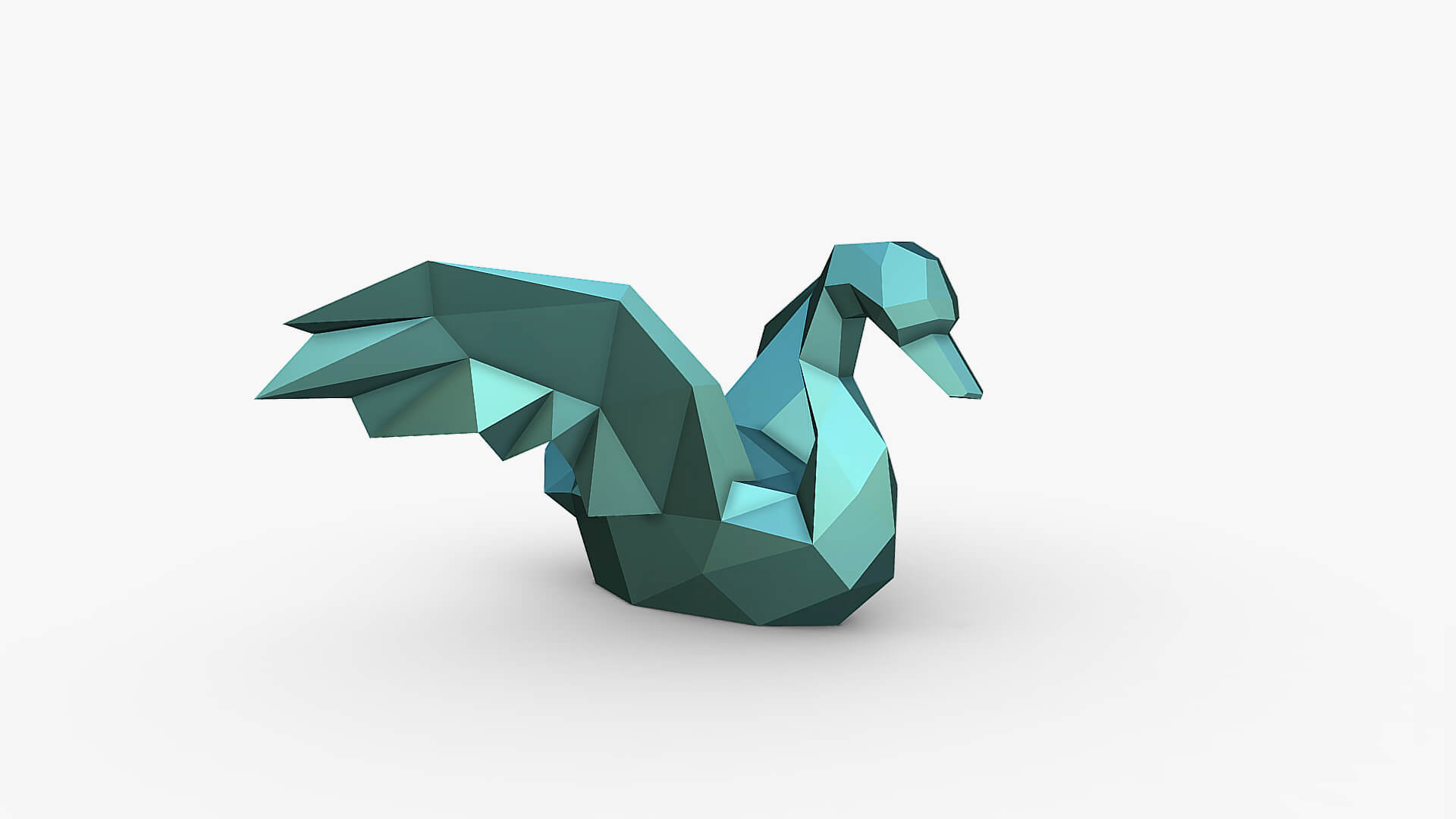 Swan Figure model by lowpoly_print