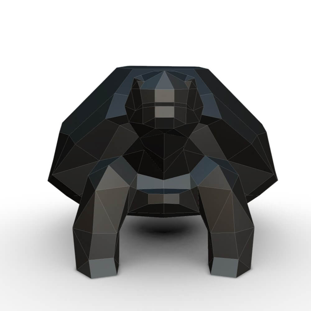 Low Poly Turtle Figure - 3D Model by lowpoly_print