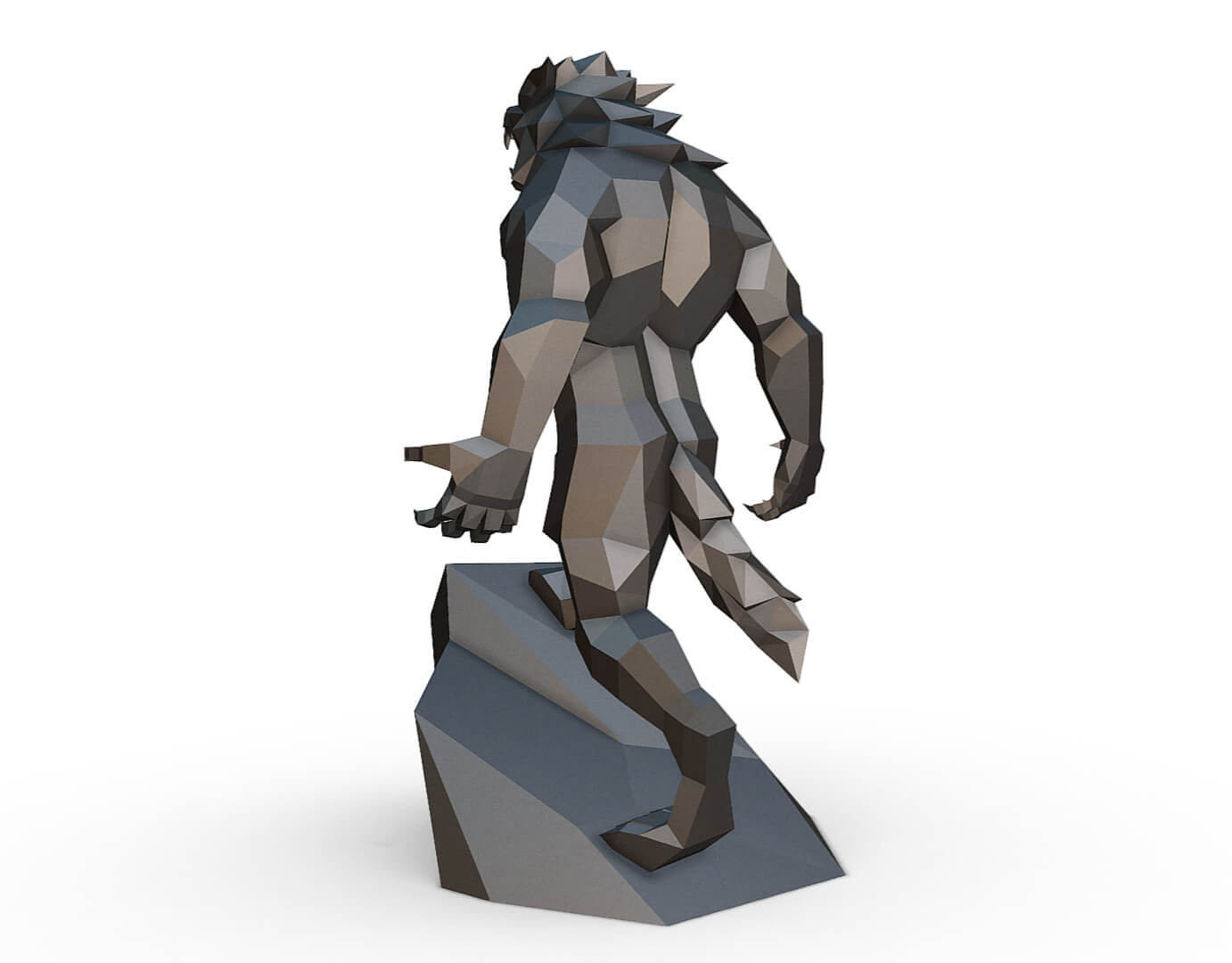 Werewolf monster - 3D Model by lowpoly_print