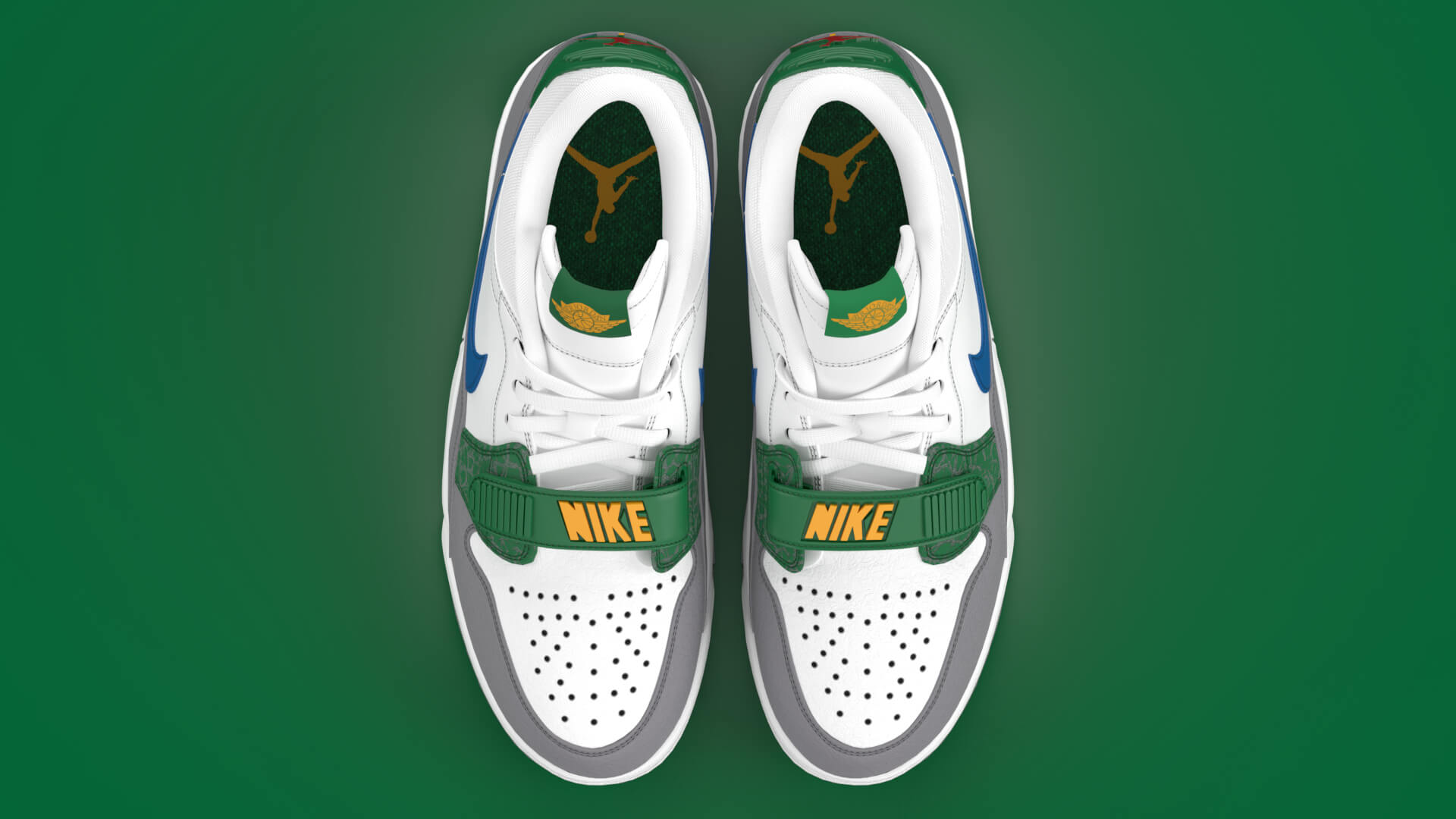 Air Jordan Legacy 312 Low Pine Green - 3D Model by LowPoly-Studio