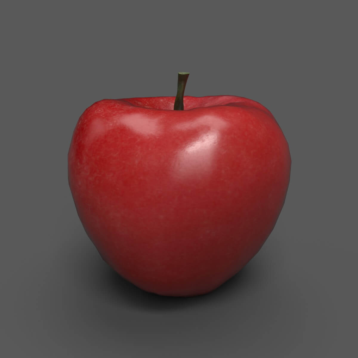 Apple Red - Fruit 3D Model by LowPoly-Studio