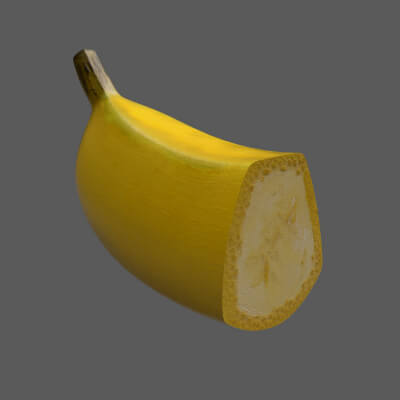 Glb 3D Models | Fruit | Bananas | RenderHub