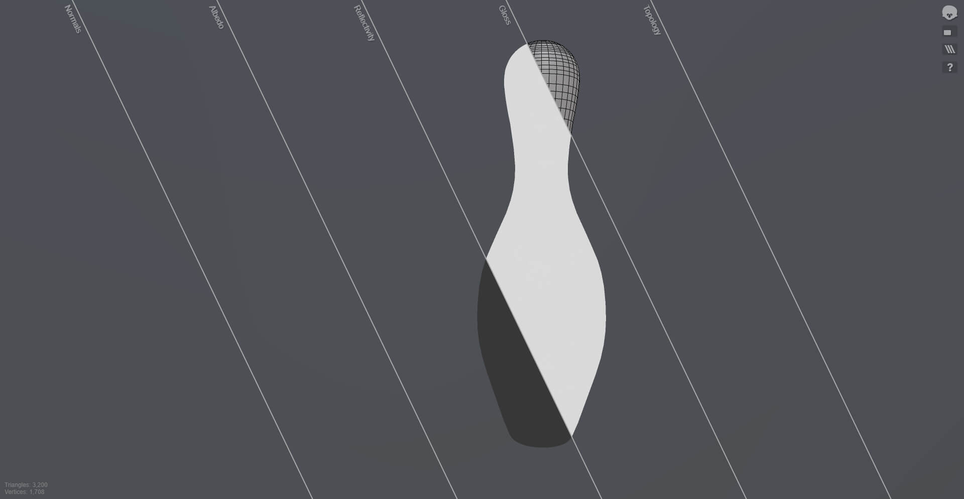 Bowling Pin 3D Model by LowPoly-Studio