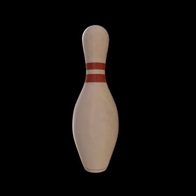 Bowling - Pin 3D Model by LowPoly-Studio