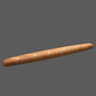 Bread - Stick 3D Model by LowPoly-Studio