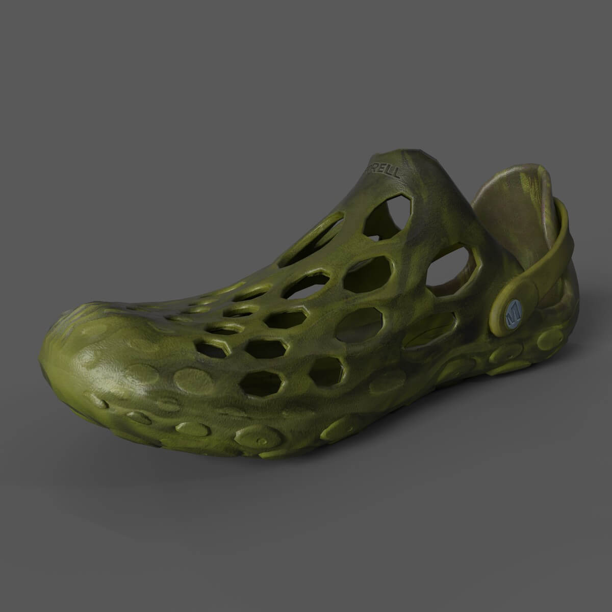 Merrell Crocs Olive Hydro Moc - 3D Model by LowPoly-Studio