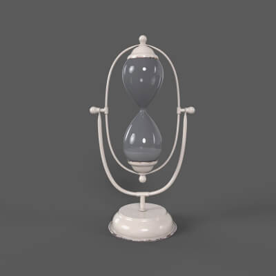 Decorative Hourglass - 3D Model by LowPoly-Studio