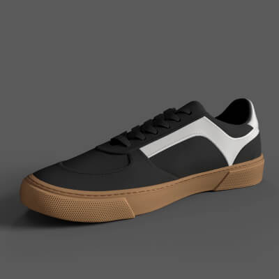 Design Trainers - Shoes 3D Model by LowPoly-Studio