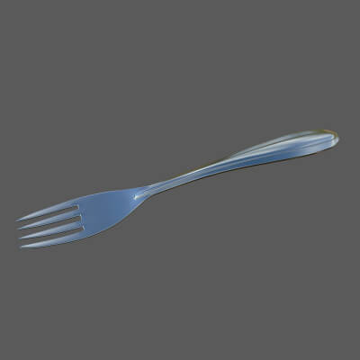 Fork Dinner Low Poly 3D Model by LowPoly-Studio
