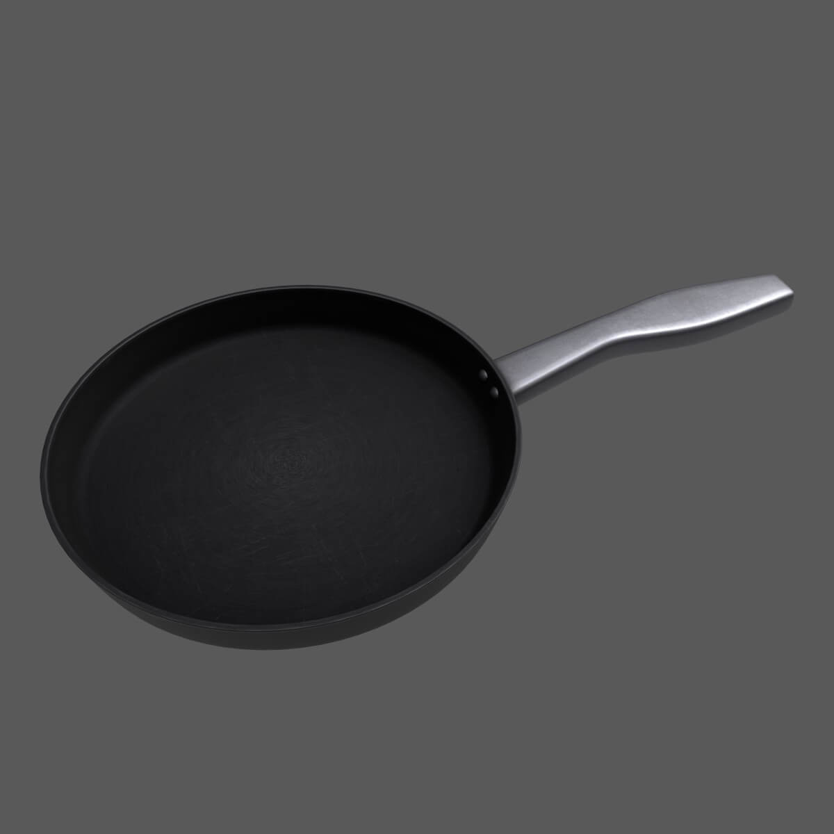 Frying Pan Low Poly 3D Model by LowPoly-Studio