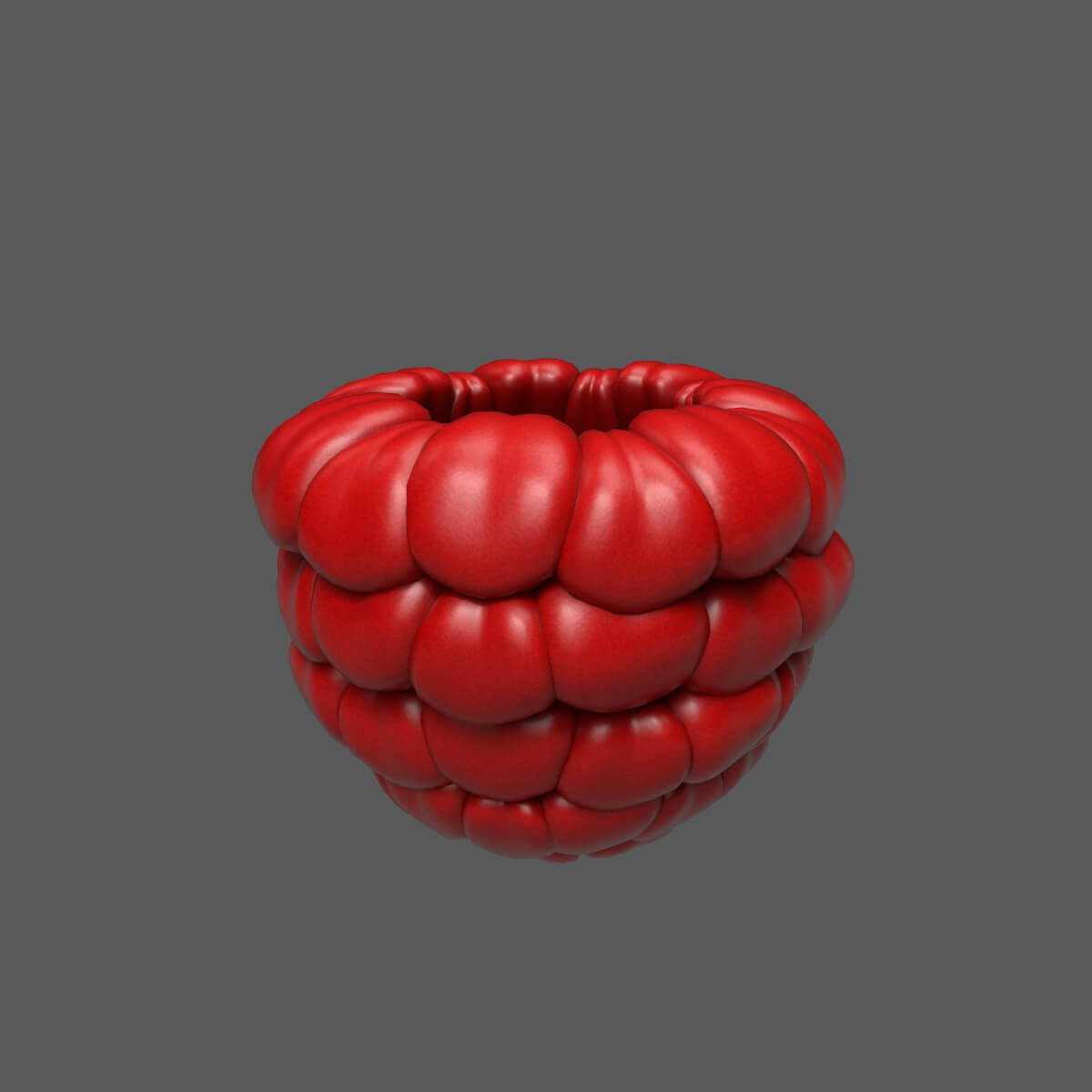 Raspberry Fruit - 3D Model by LowPoly-Studio