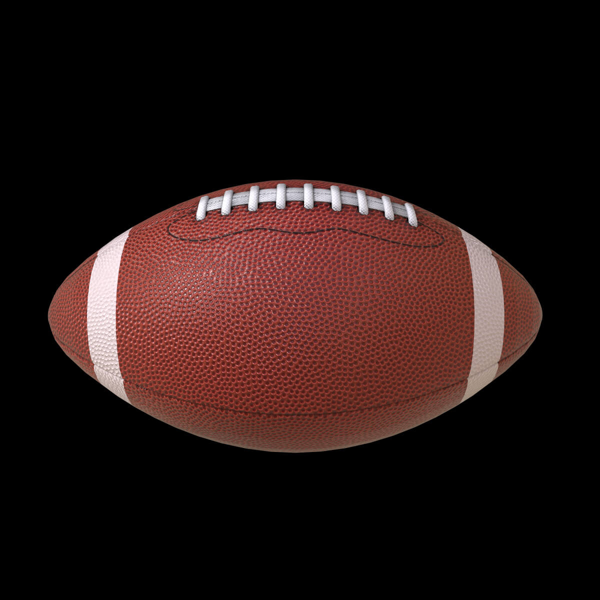 Rugby Football Low Poly 3D Model by LowPoly-Studio