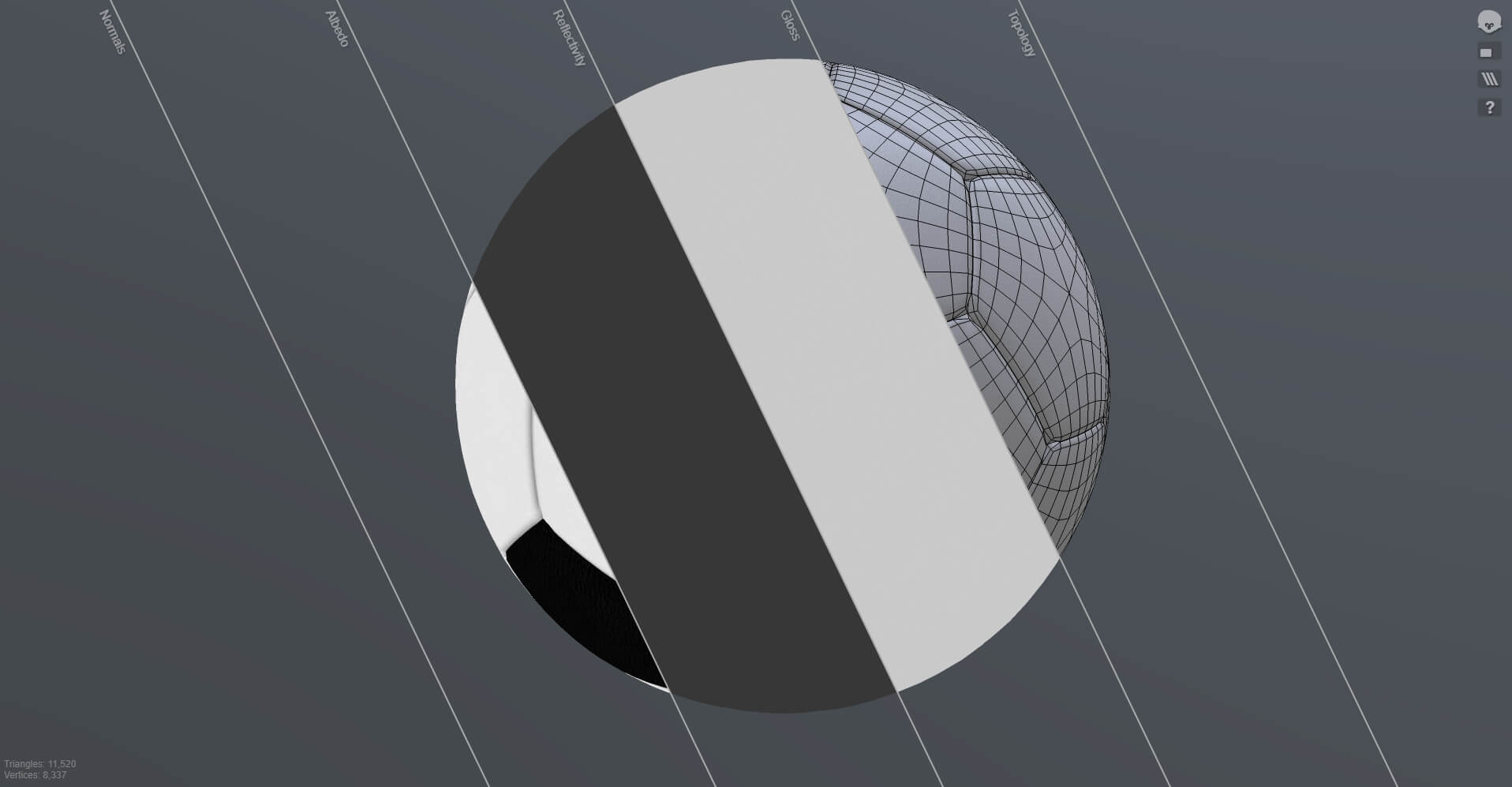 Soccer Ball Low Poly 3D Model by LowPoly-Studio