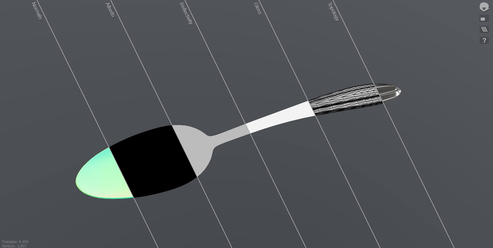 Spoon Kitchenware - 3D Model by LowPoly-Studio