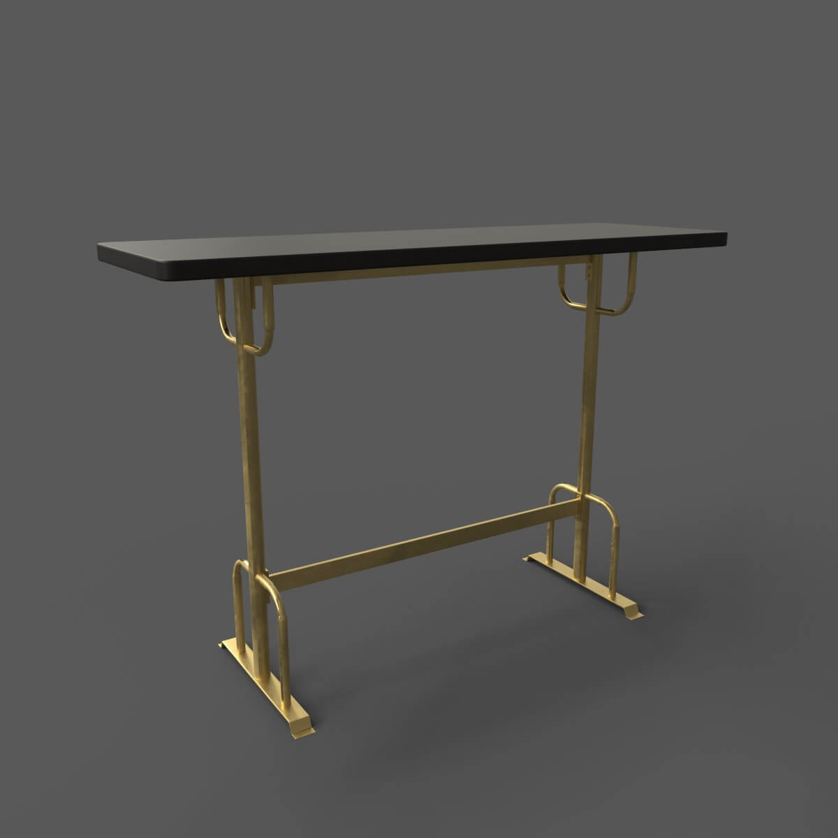 Sturdy Bar Table - 3D Model by LowPoly-Studio