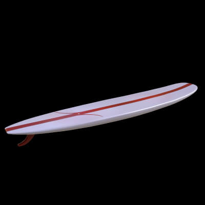 Surfboard Surf - 3D Model by LowPoly-Studio