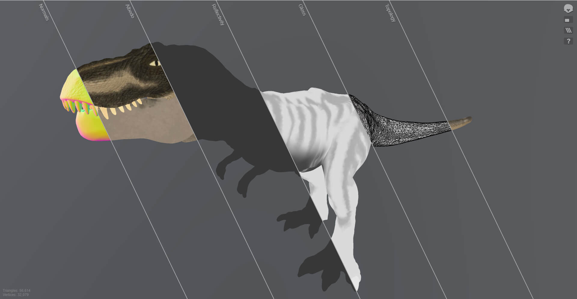 T Rex Dinosaur Toy - 3D Model by LowPoly-Studio