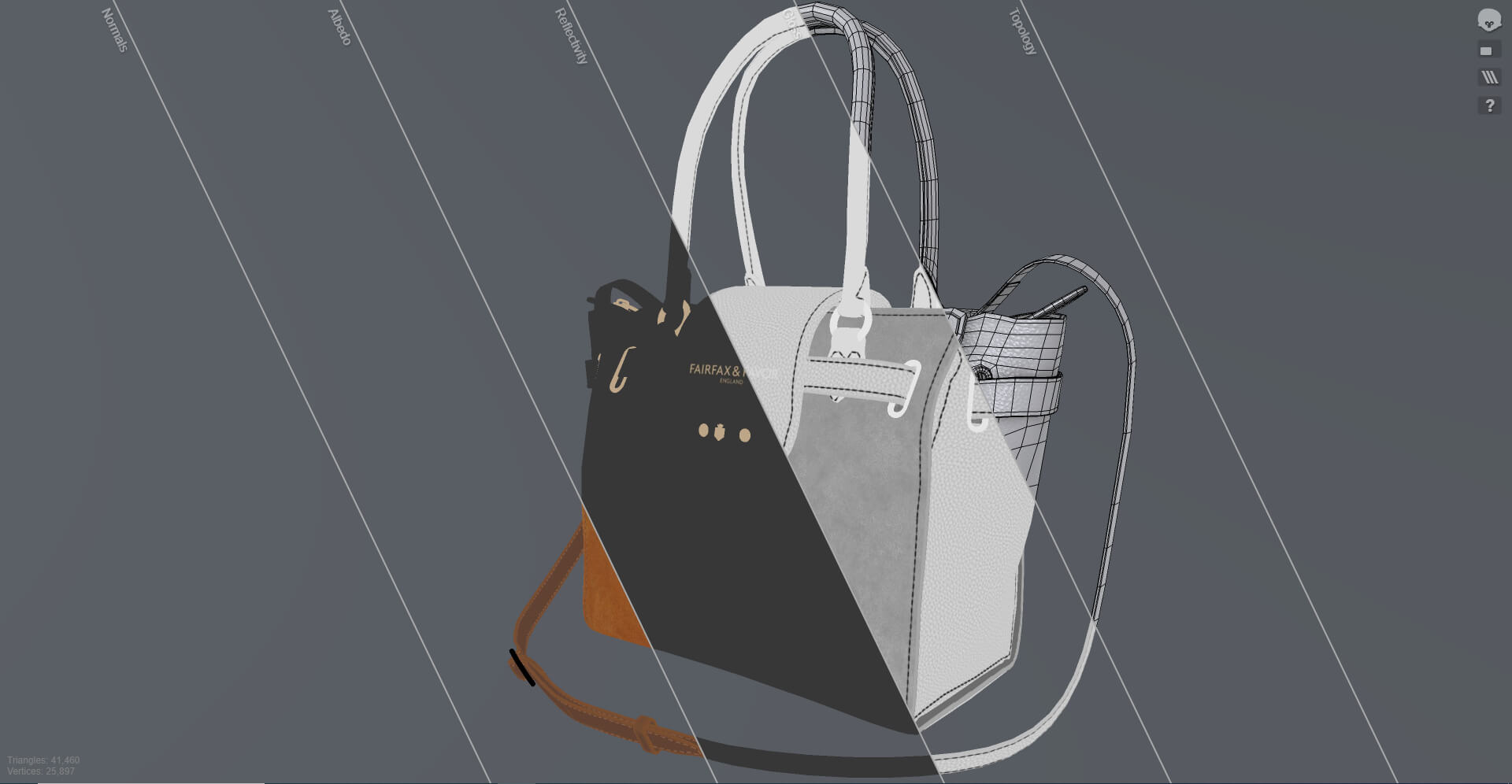The Windsor Tote-Tan 3D Model by LowPoly-Studio