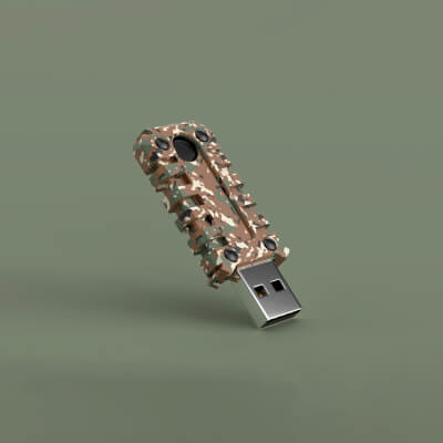 Usb Flash Drive Camouflage - 3D Model by LowPoly-Studio