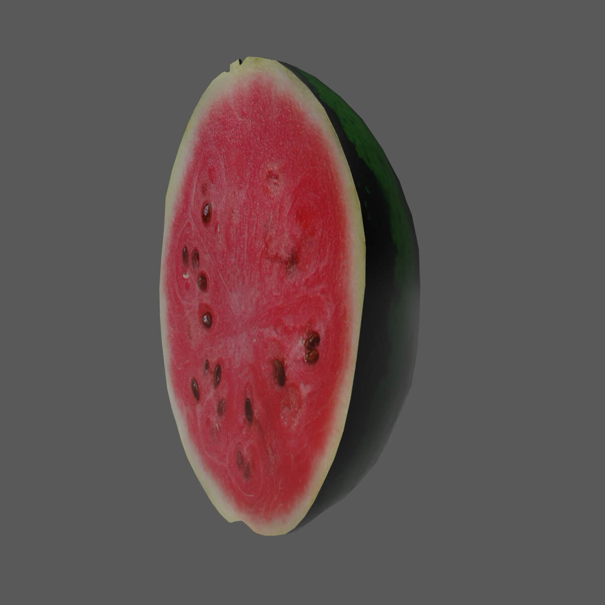 Watermelon Half Low Poly 3D Model by LowPoly-Studio