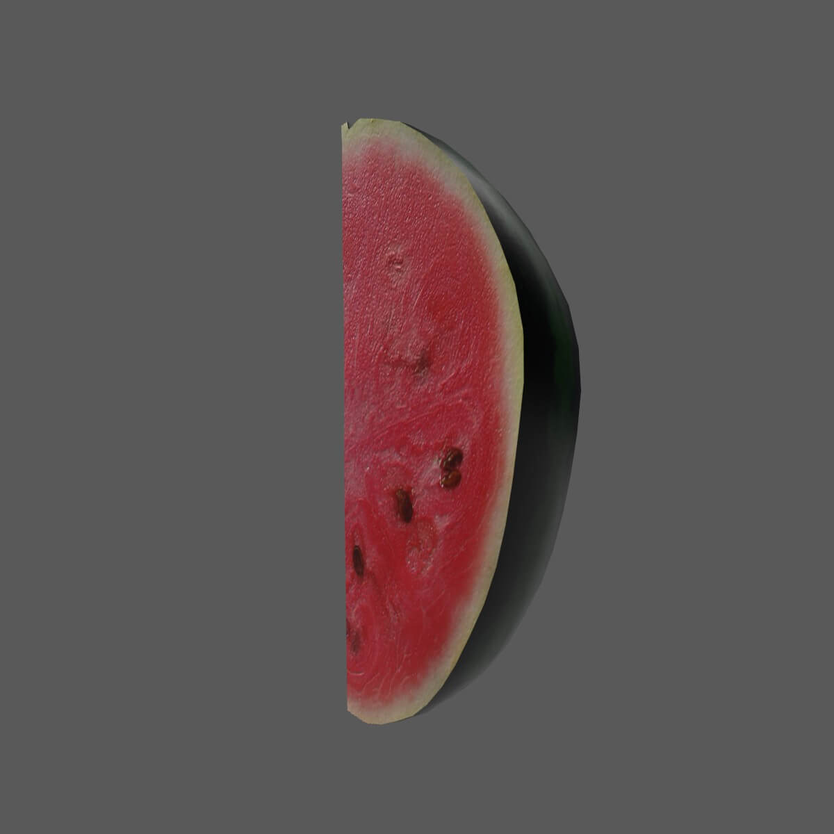 Watermelon Slice Low Poly 3D Model by LowPoly-Studio