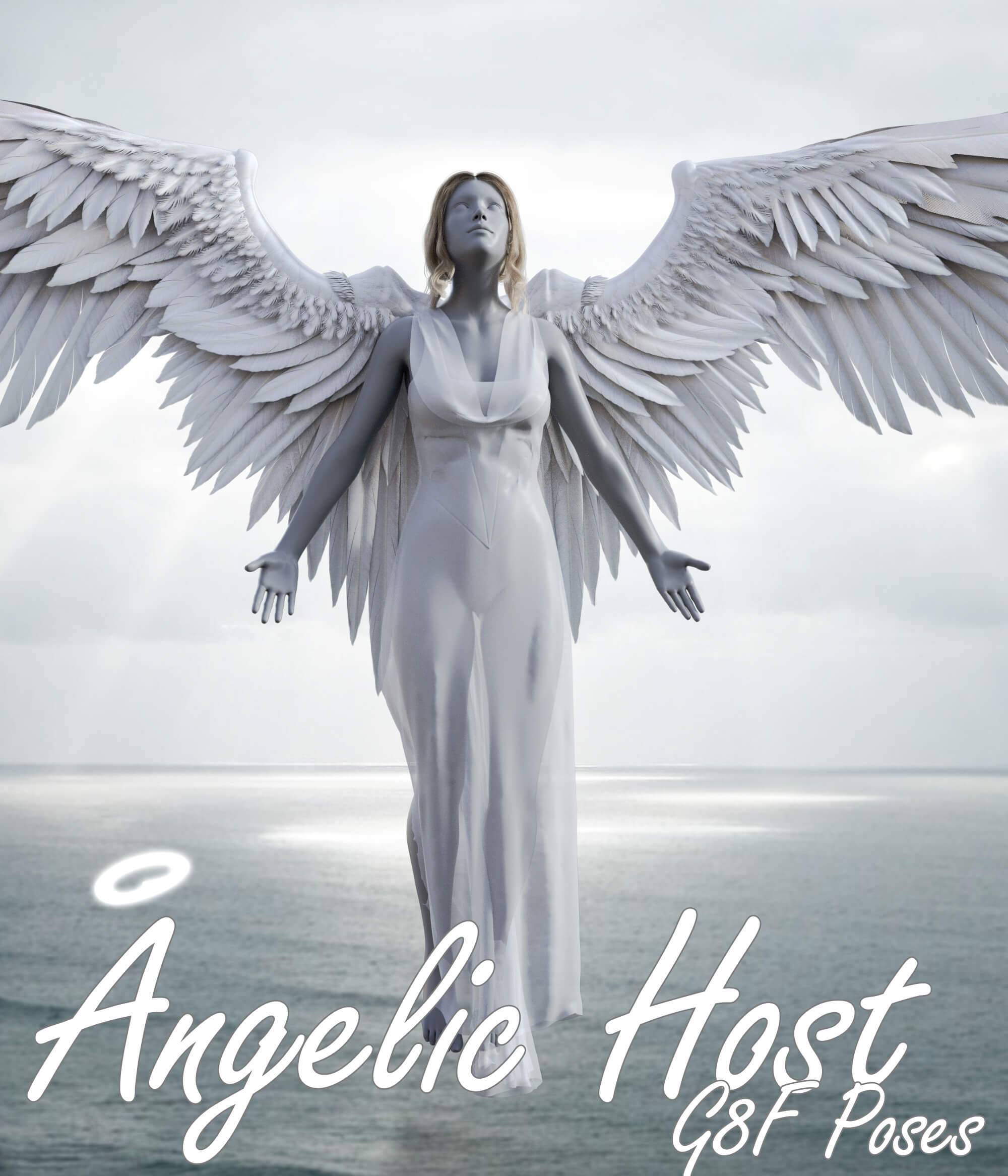 Angelic Host Pose for G8F - Daz Content by Lstowe