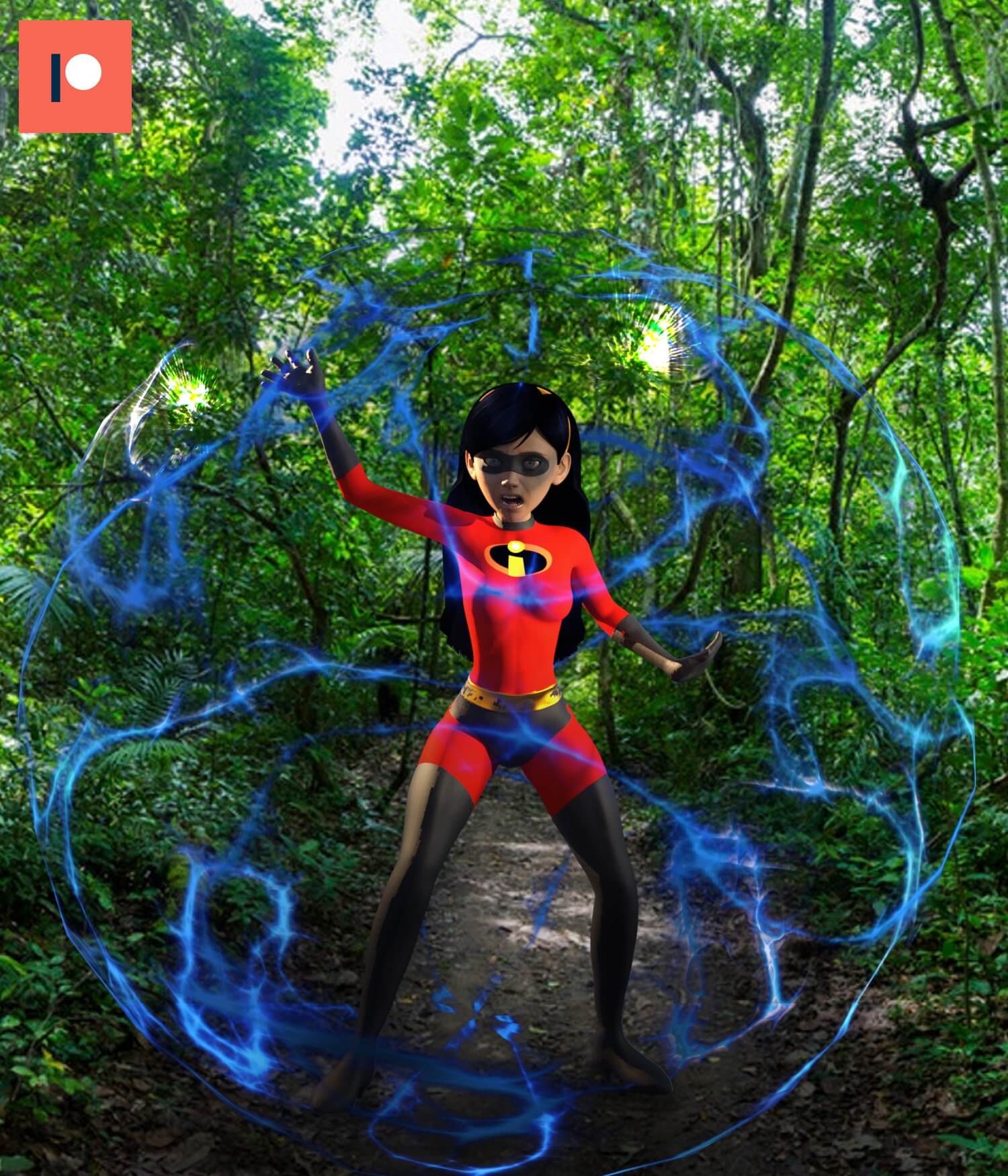 Incredibles, Violet 3D Render, Digital Art by Lstowe