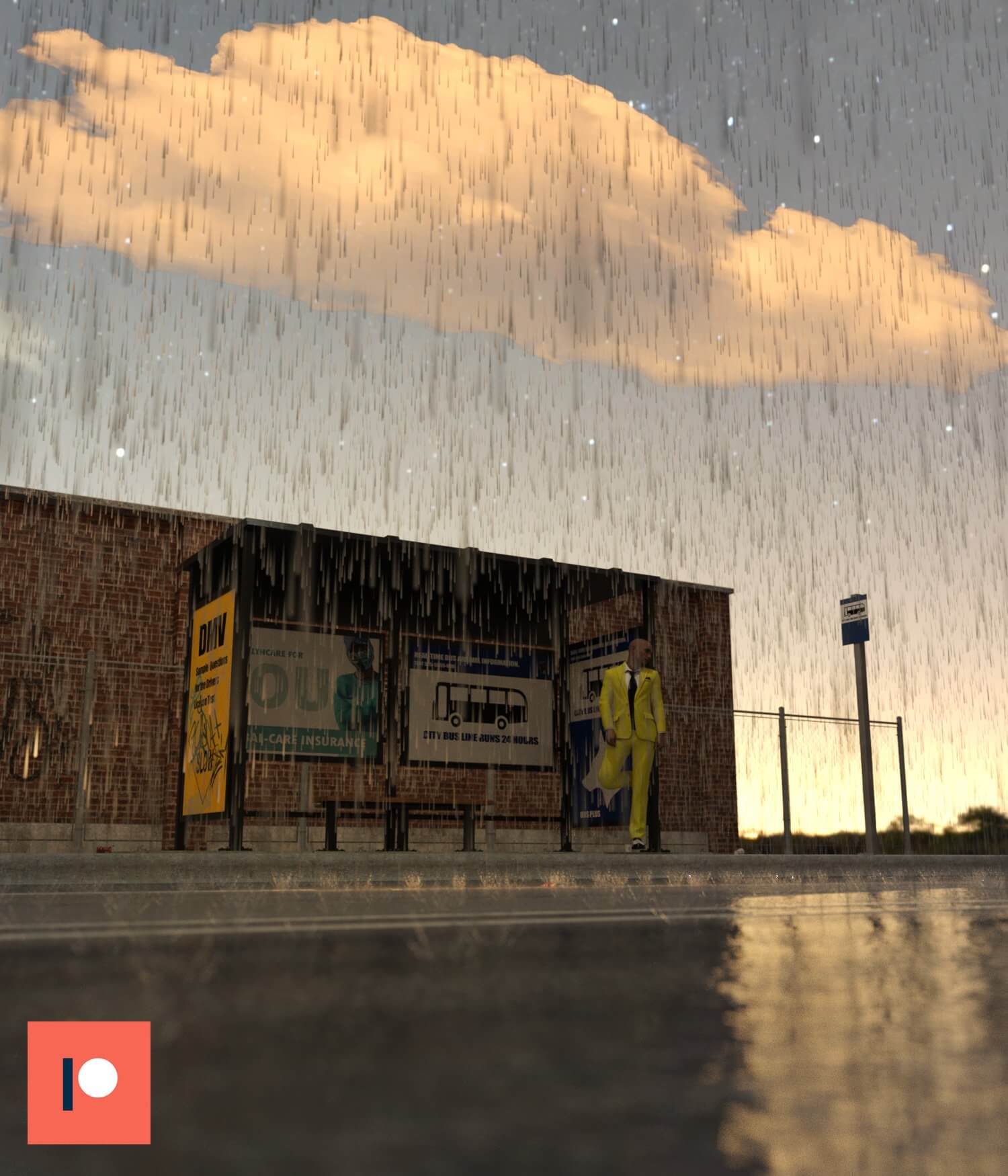 Unexpected 3D Render, Digital Art by Lstowe