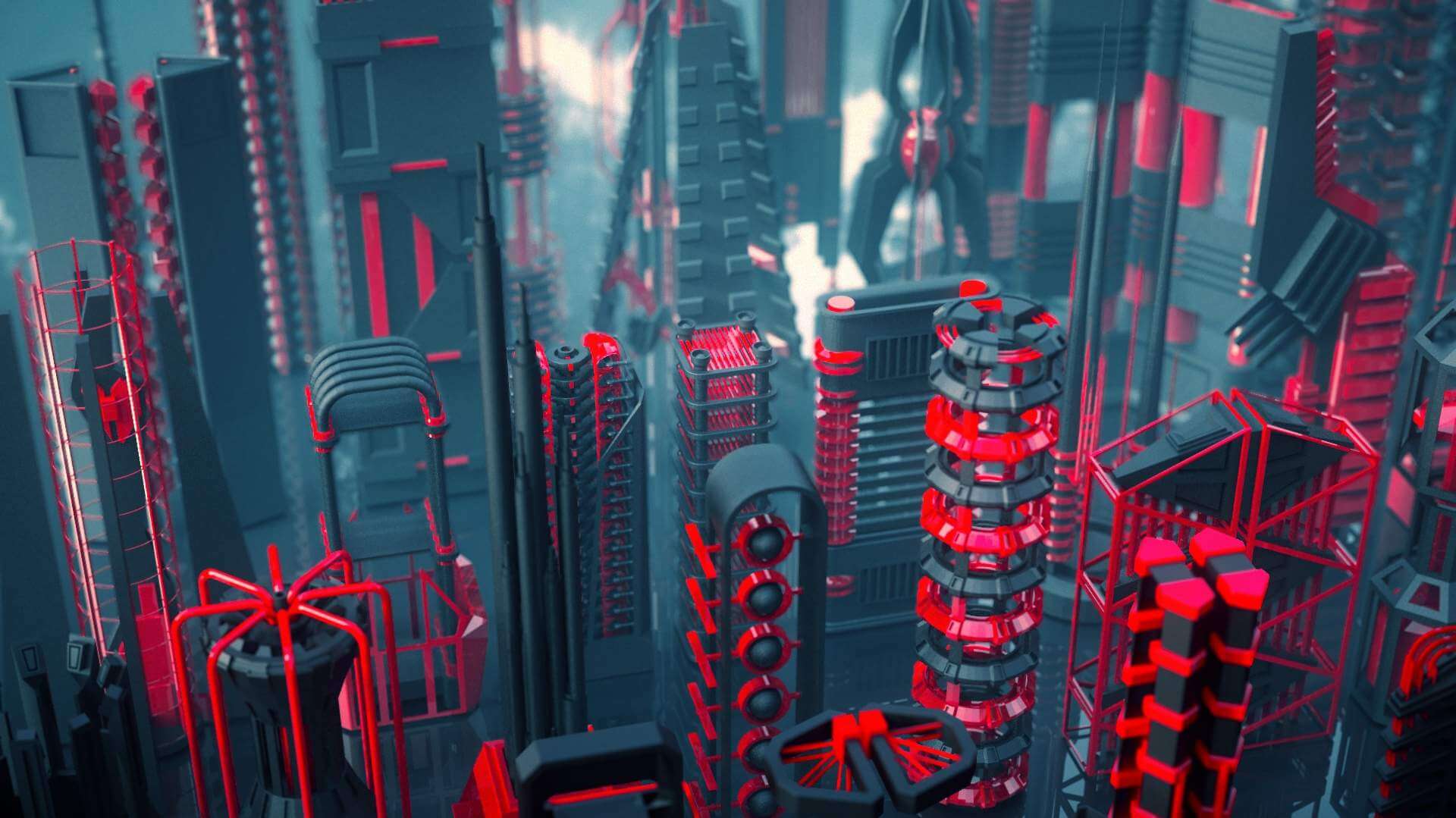 SCI FI Mechanisms Kitbash Set - 3D Model by Ltcdata