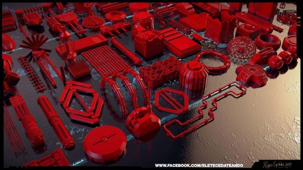 Ultimate Kitbash Set - 3D Model by Ltcdata