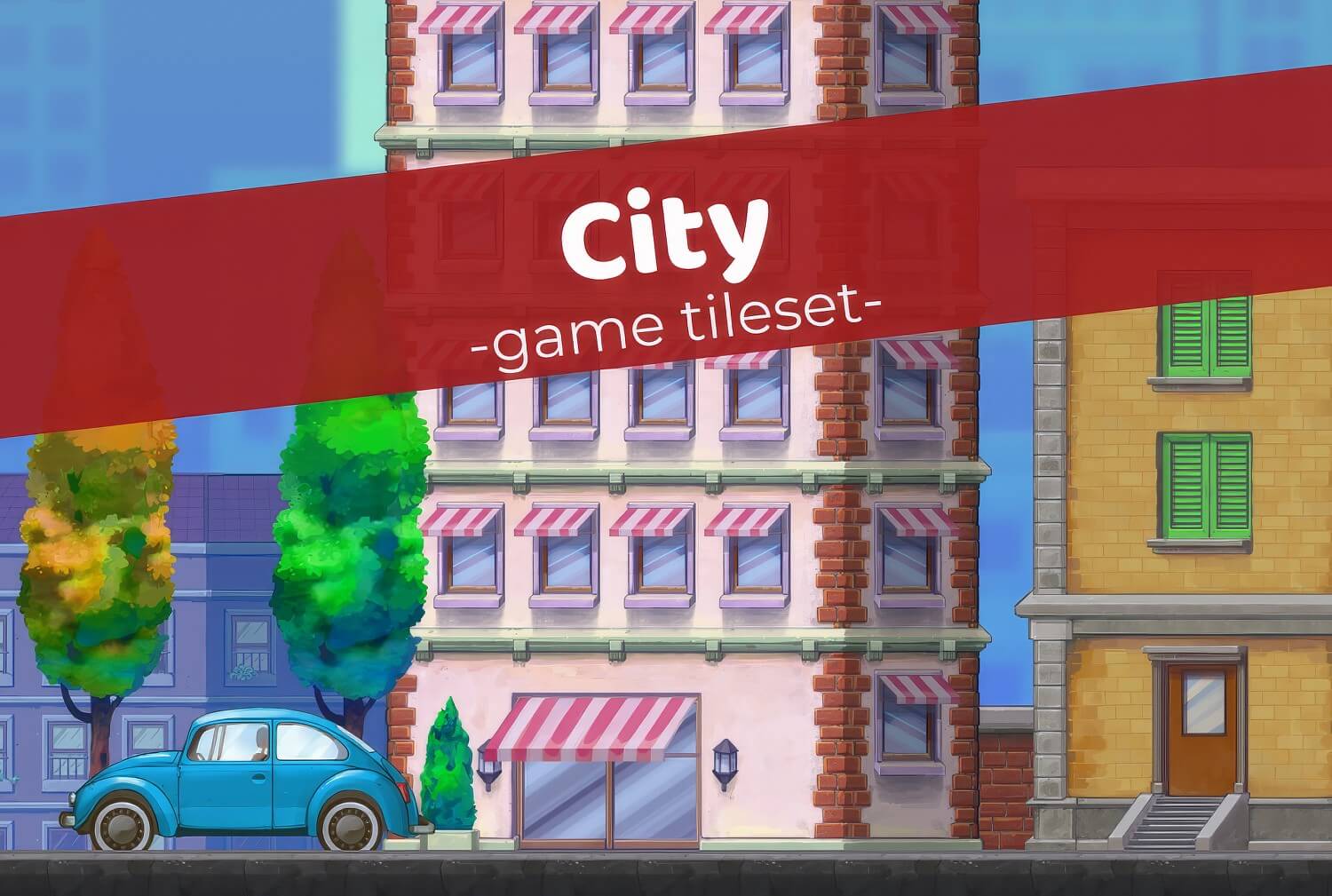 City - Game Tileset by ludicarts
