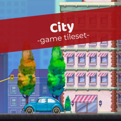 City - Game Tileset by ludicarts