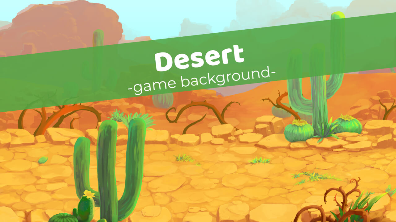 Desert - Game Background by ludicarts