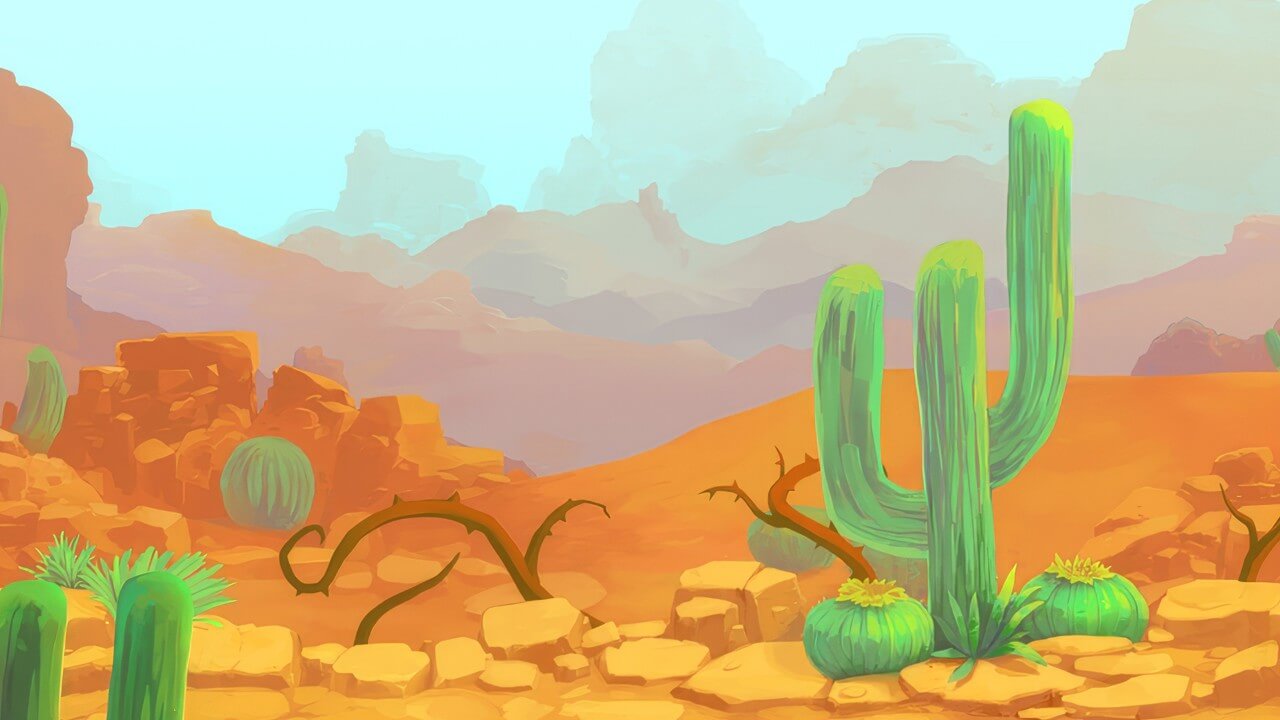 Desert - Game Background by ludicarts