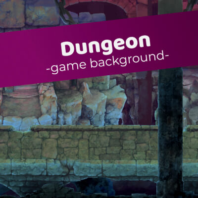 Dungeon - Game Background by ludicarts