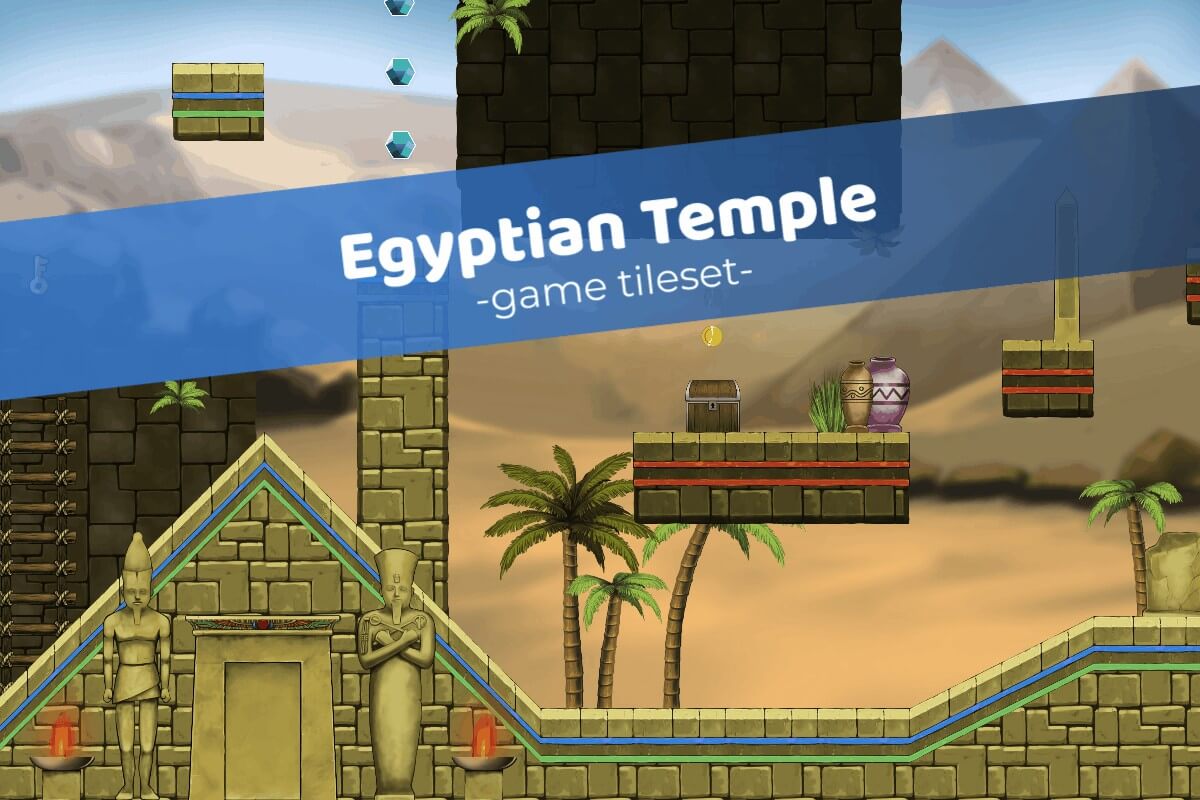 Egyptian Temple - Game Tileset by ludicarts