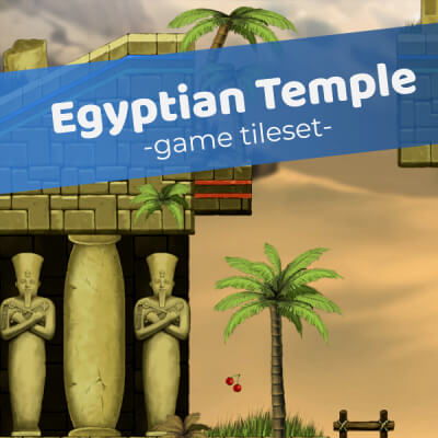 Egyptian Temple - Game Tileset by ludicarts