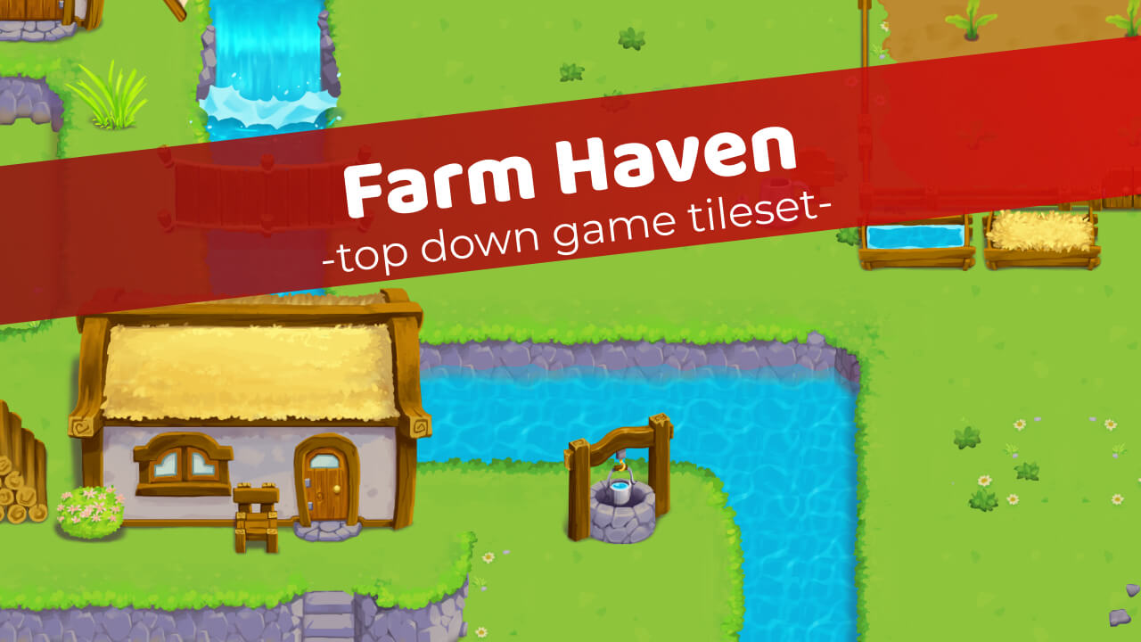 Farm Haven - Top Down Game Tileset by ludicarts