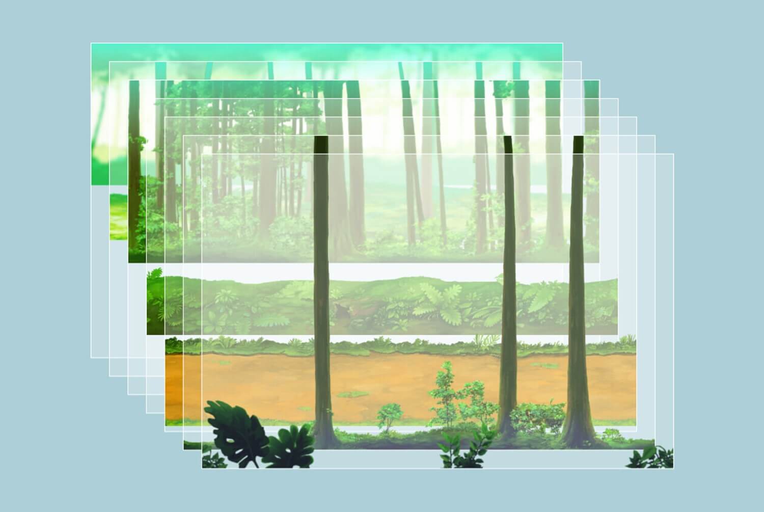 Forest - Game Background by ludicarts