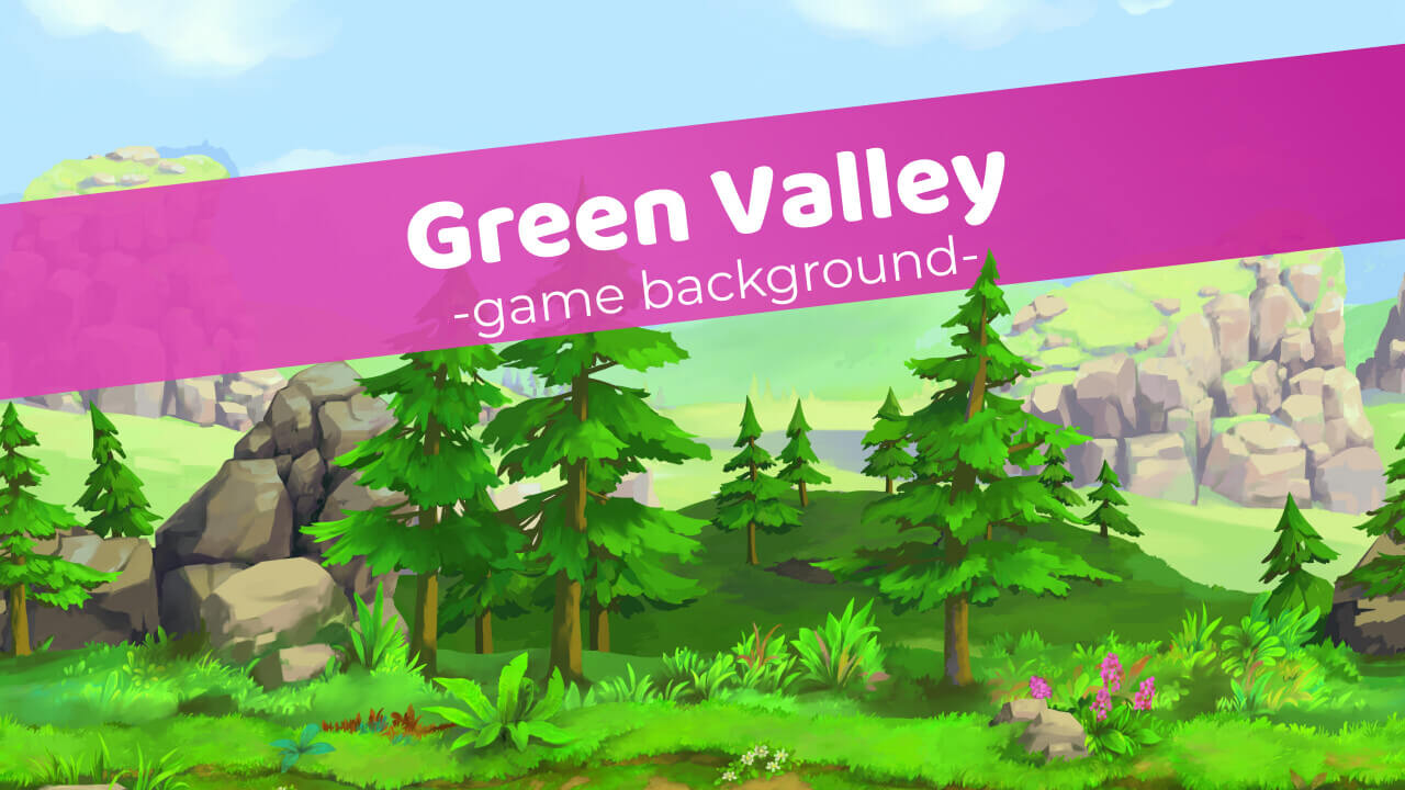 Green Valley - Game Background by ludicarts