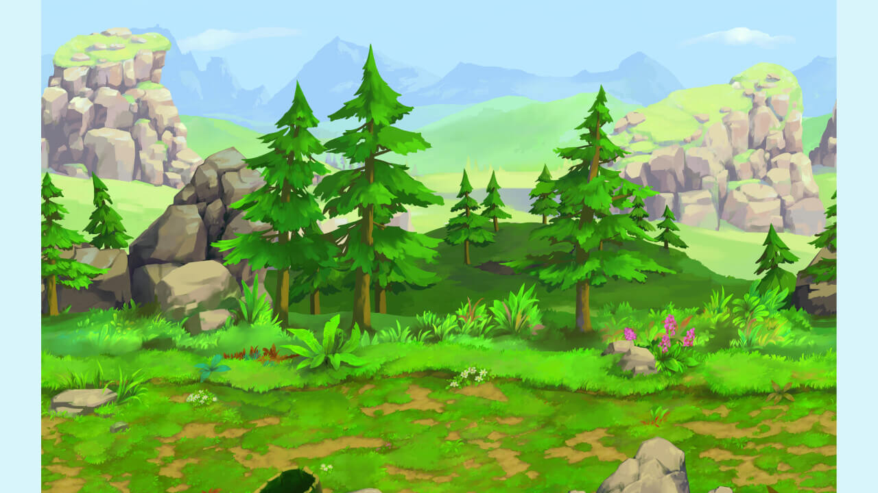 Green Valley - Game Background by ludicarts