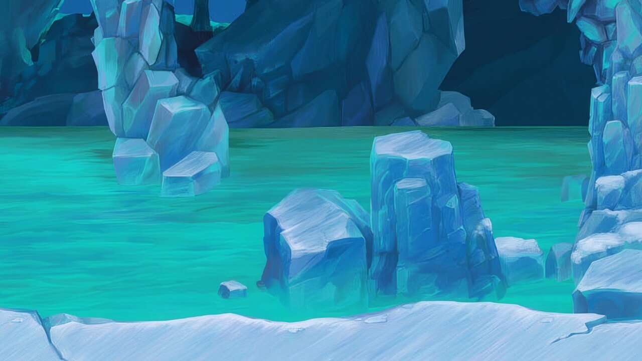 Ice Cave - Game Background by ludicarts