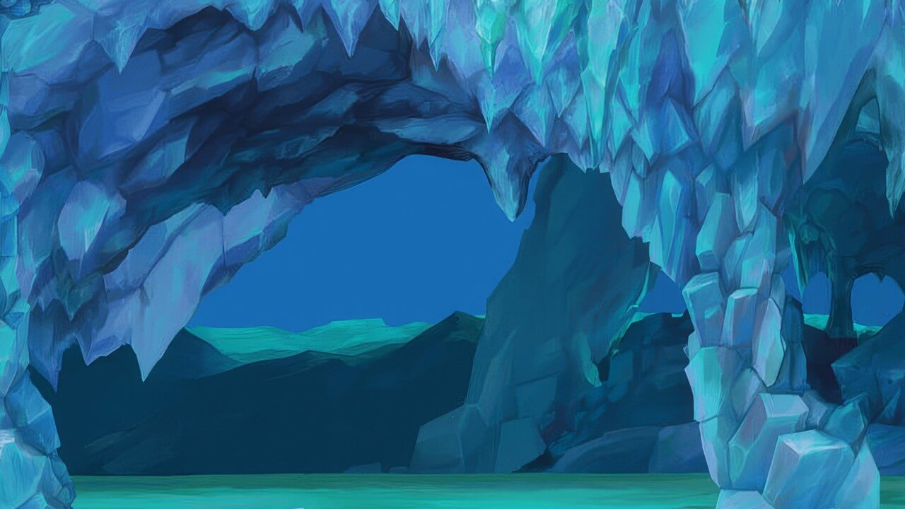 Ice Cave - Game Background by ludicarts