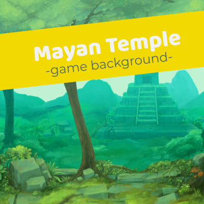 Mayan Temple - Game Background by ludicarts