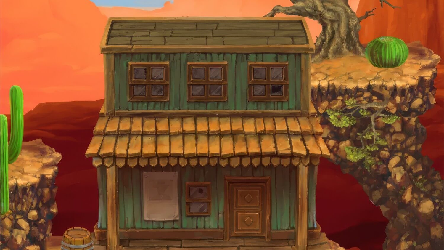 Old West Town - Game Tileset by ludicarts