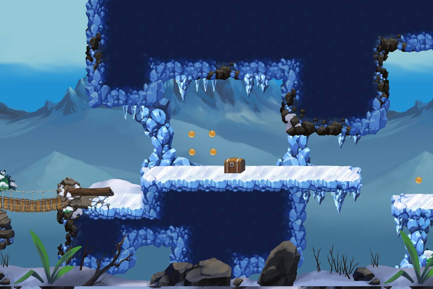 Snowy Town - Game Tileset by ludicarts