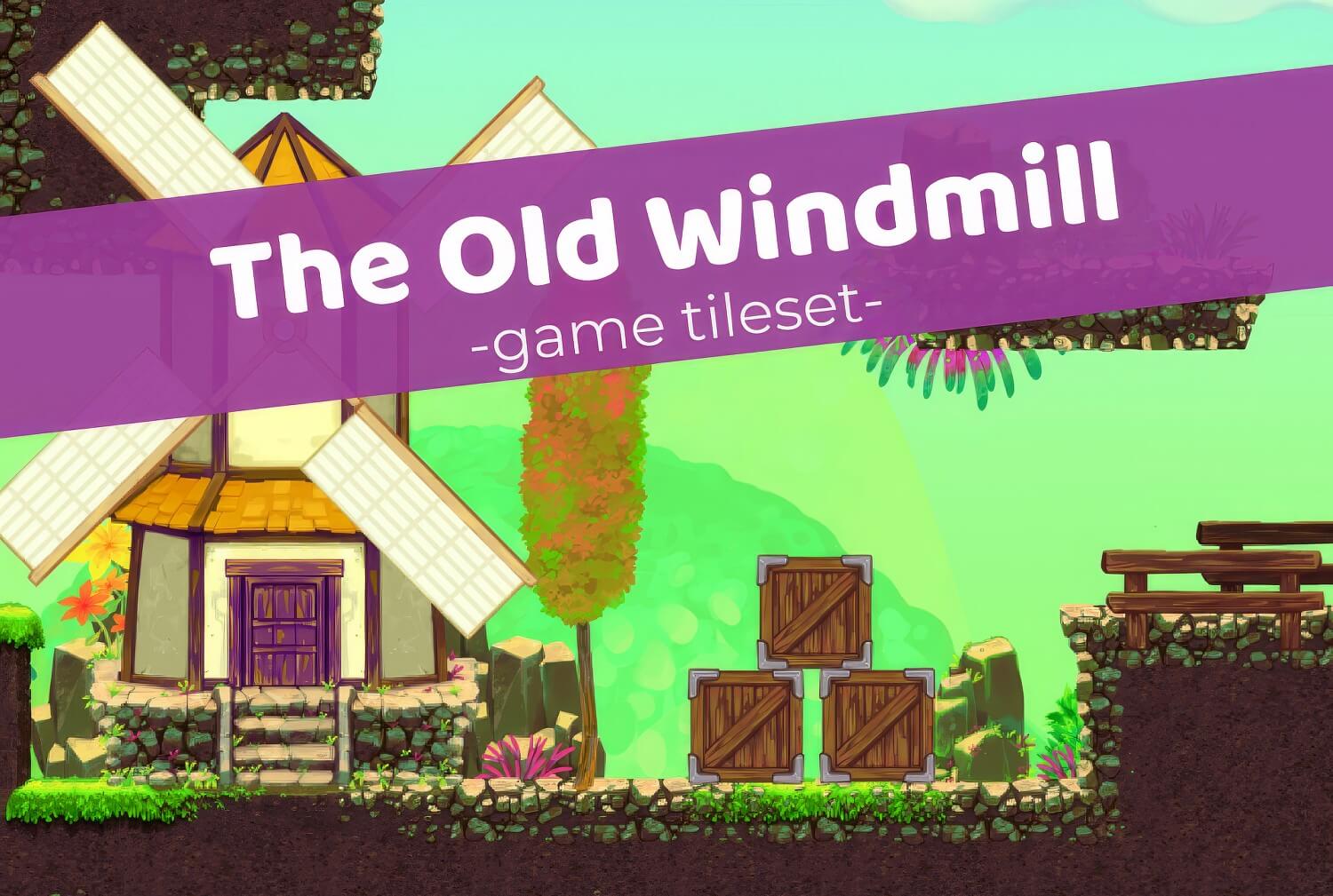 The Old Windmill - Game Tileset by ludicarts