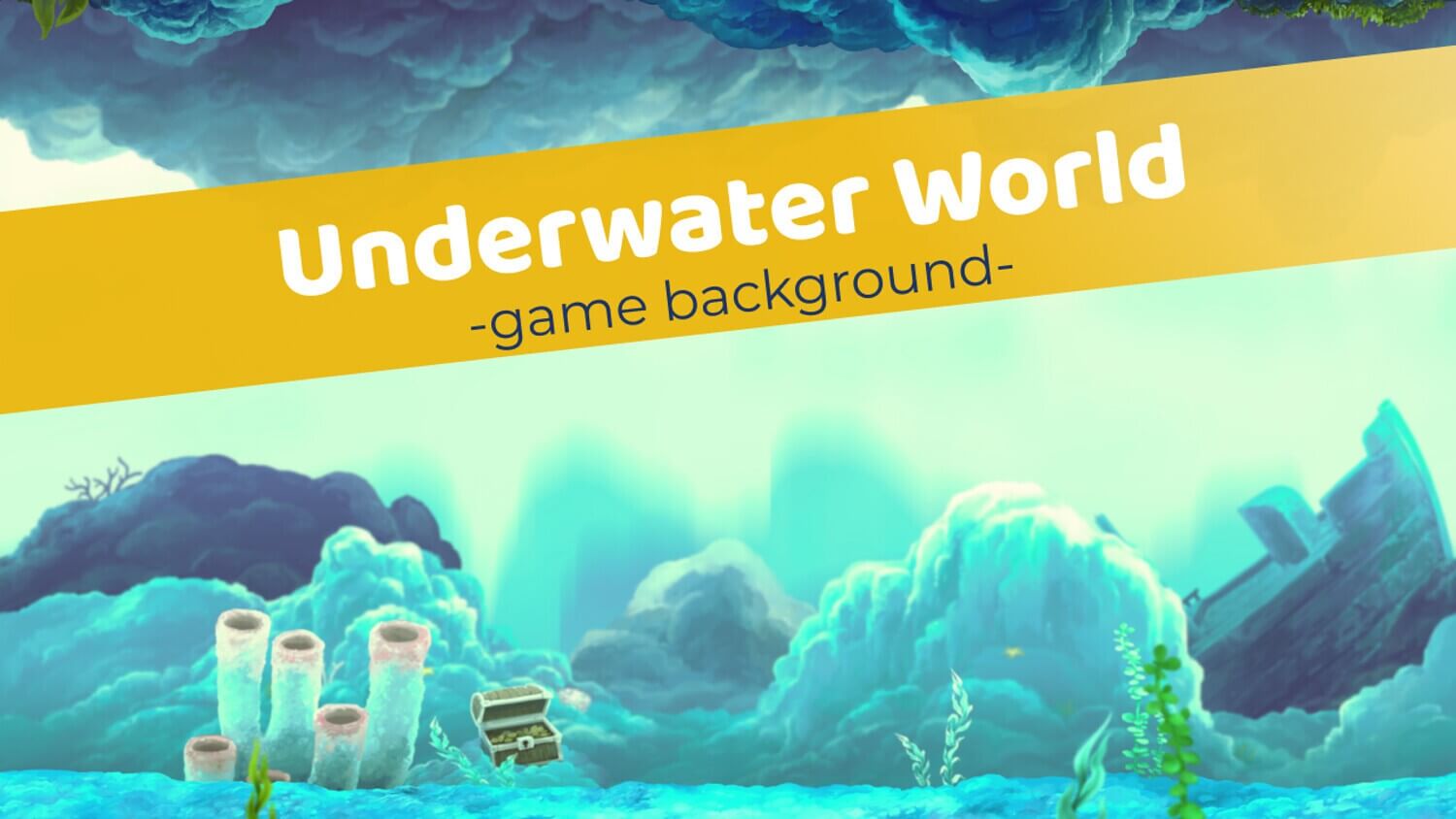 Underwater World - Game Background by ludicarts