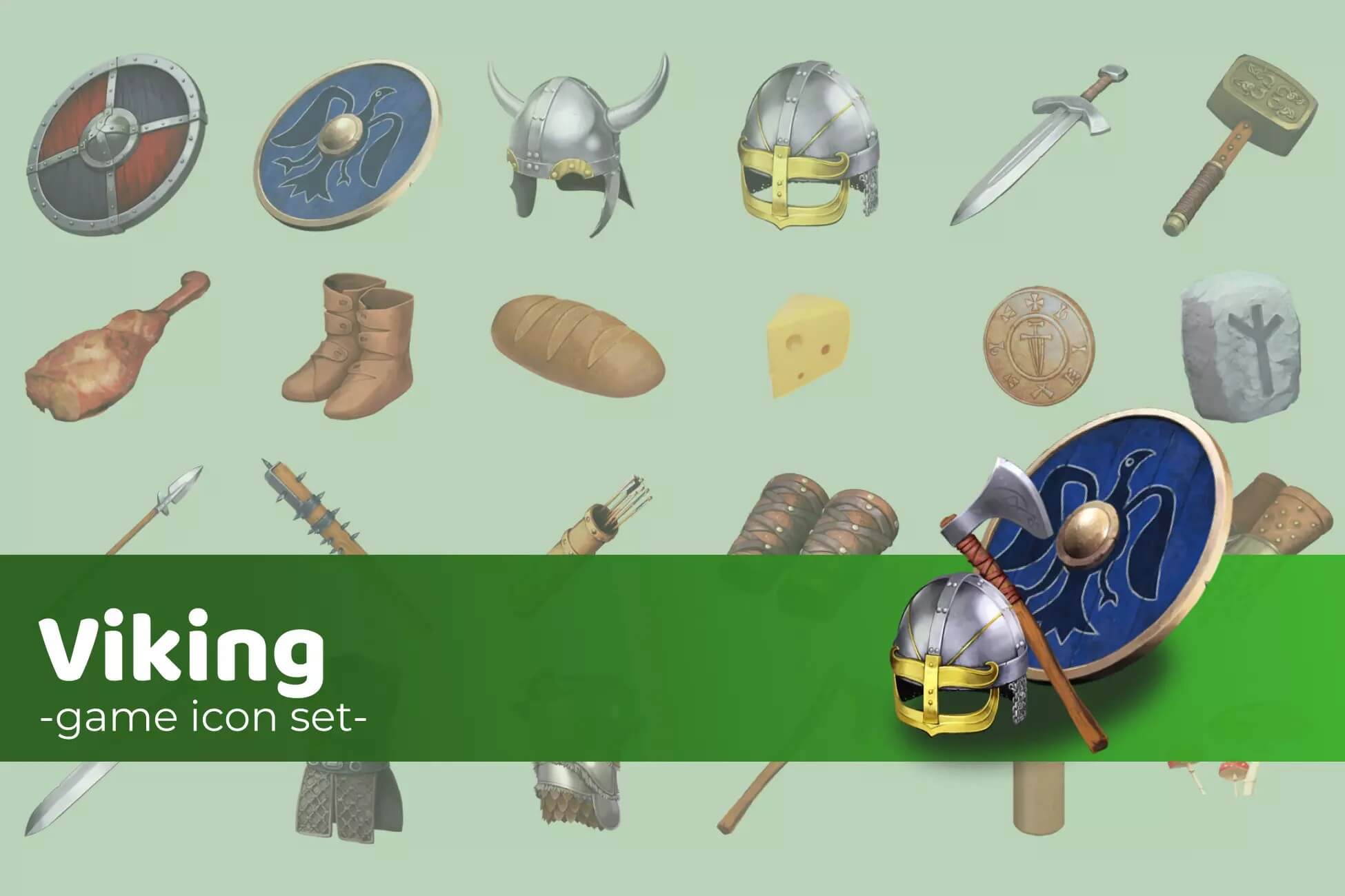 Viking - Game Icon Set by ludicarts