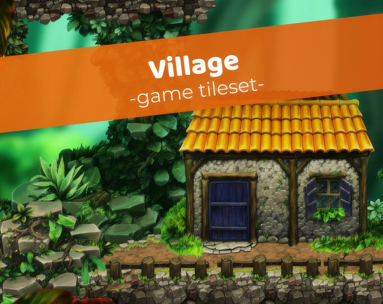 Village - Game Tileset by ludicarts